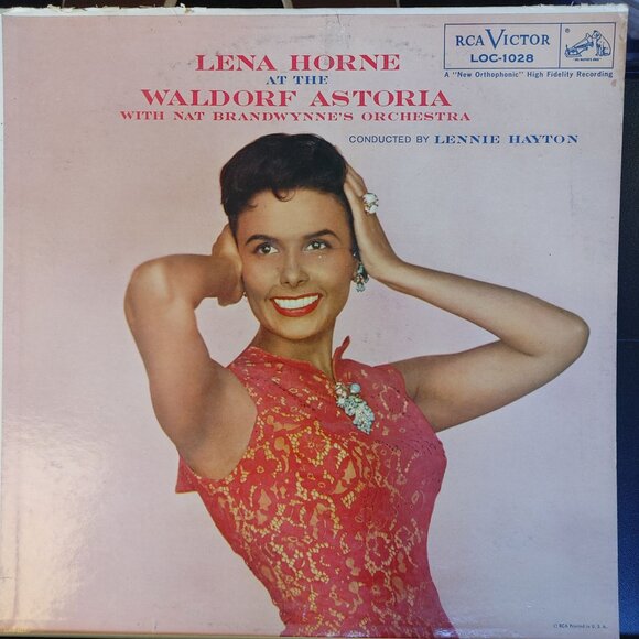 RCA VICTOR | Media | Vintage Vinyl Record Lena Horne At The Waldorf Astoria Rca Victor Loc28 ...
